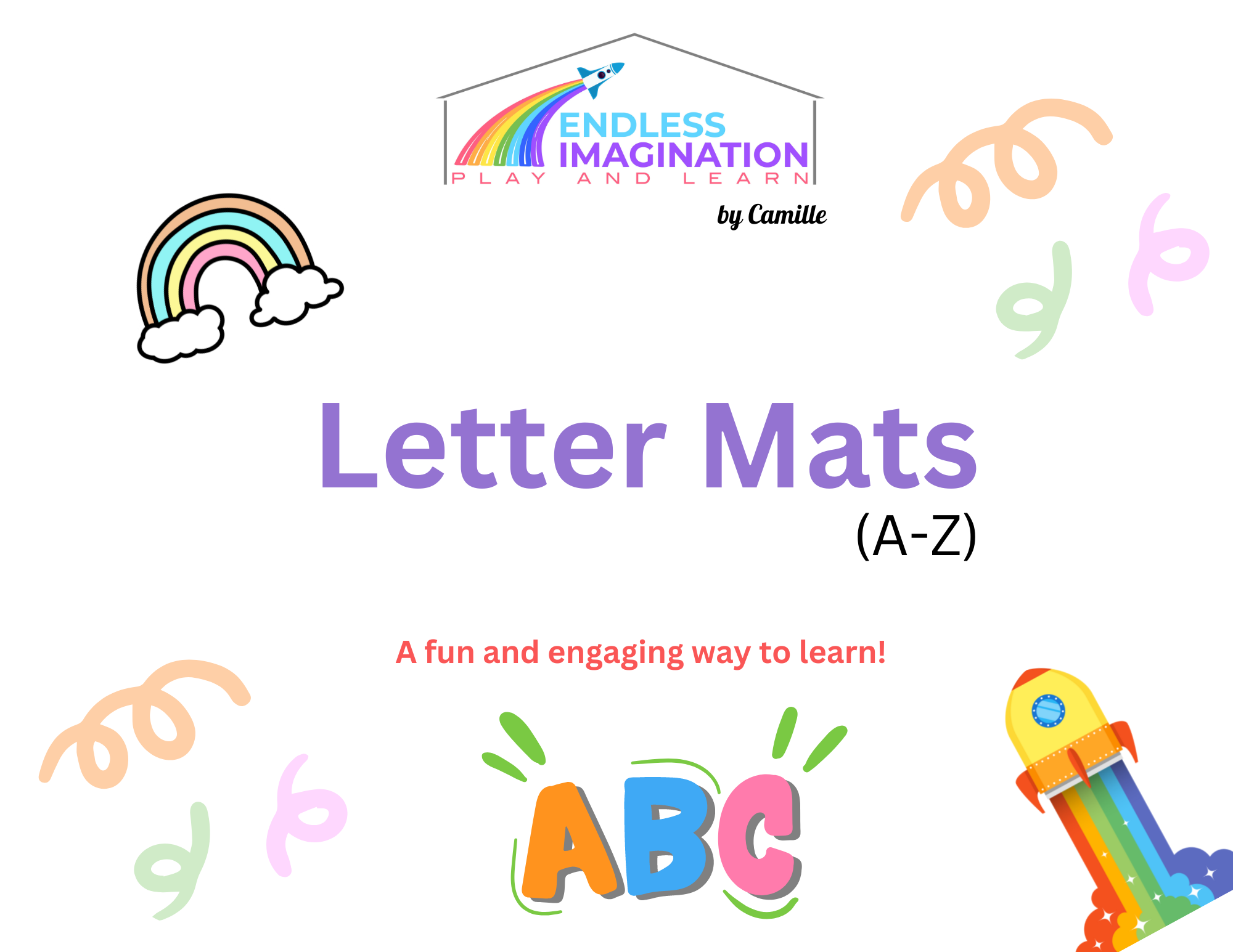 Letter Mats – Endless Imagination LLC