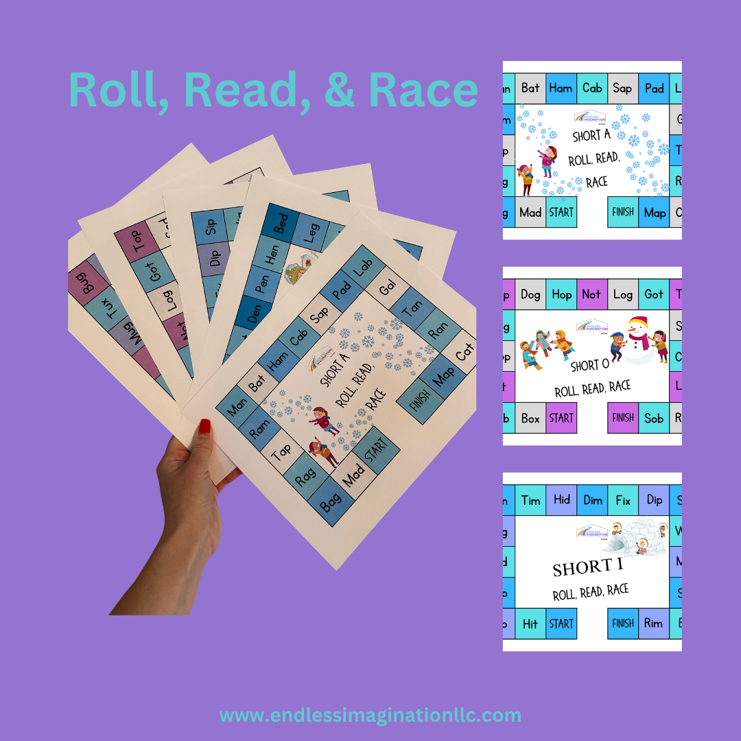 Roll, Read, & Race – Endless Imagination LLC